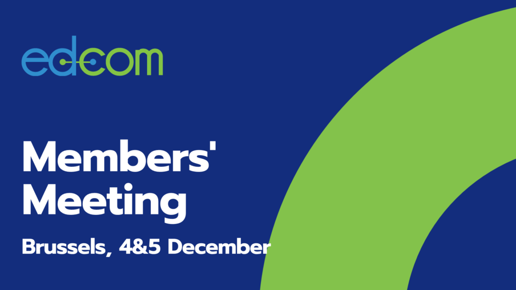 Meetings - edcom: Training Tomorrow’s Talents